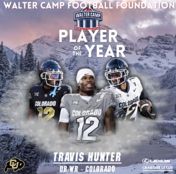 Congratulations to Colorado’s Travis Hunter – the 2024 Walter Camp ...